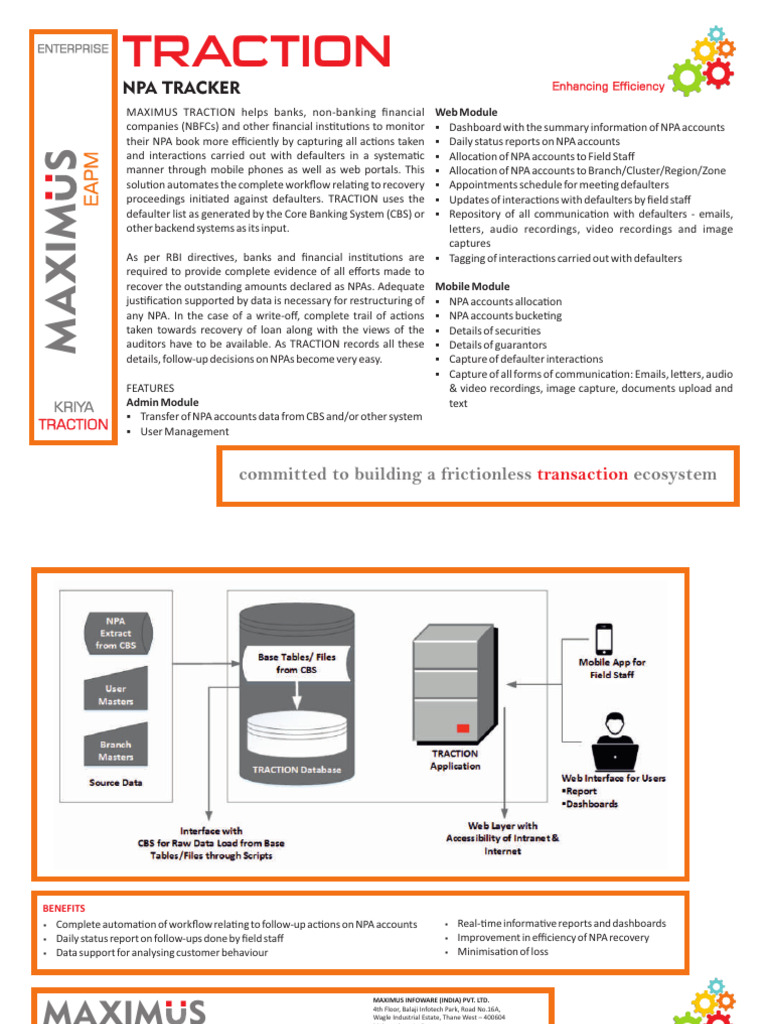 TRACTION - NPA Tracker | PDF | Computing | Software