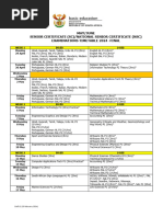 2025-GCE-TIME-TABLE_Final | PDF | Multiple Choice