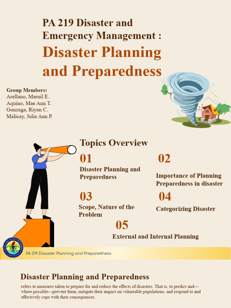 Disaster Planning and Preparedness | PDF | Natural Disasters | Emergency Management