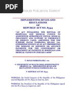 Ra 8344 | PDF | Patient | Hospital