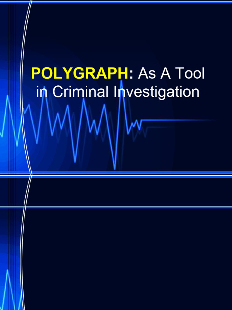 Poly Lecture | PDF | Polygraph