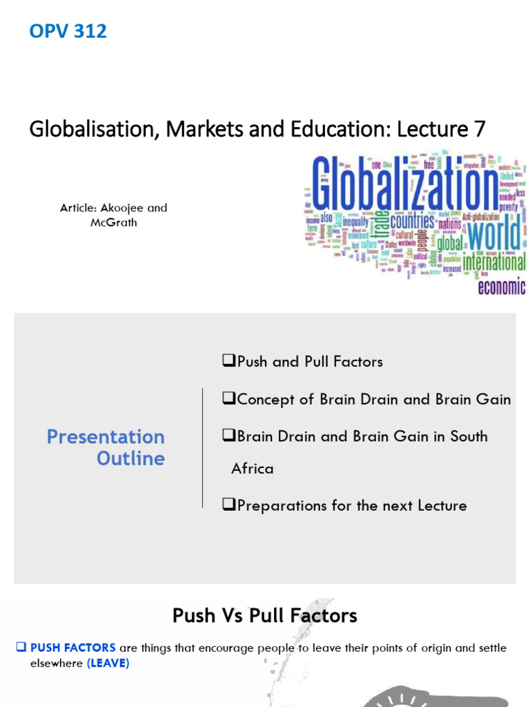 07 Lecture 2024 | Download Free PDF | Human Capital Flight | South Africa