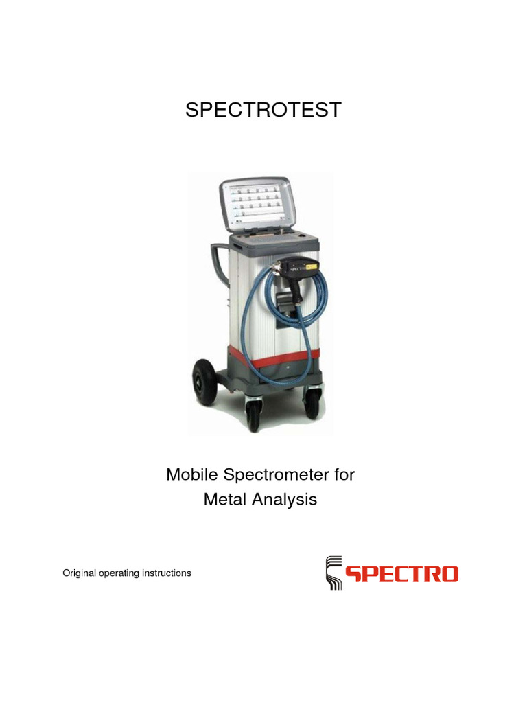 Spectro Test | Download Free PDF | High Voltage | Electric Arc