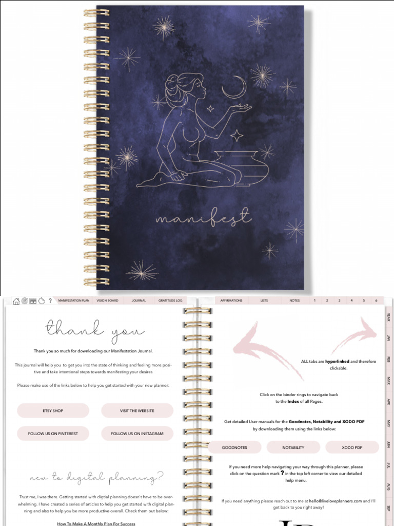 Digital Manifestation Journal Guide | PDF