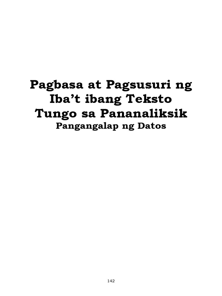 Q3 Pagbasa Week 4 Lesson 6 | PDF