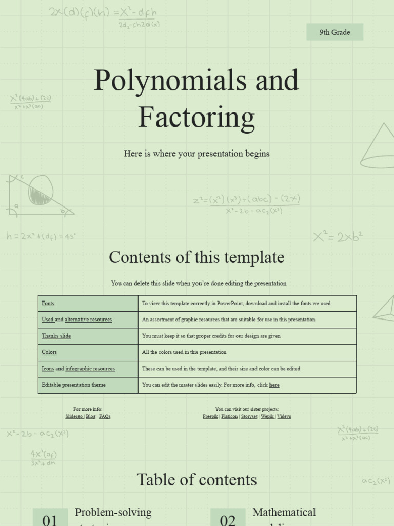 Polynomials and Factoring 9th Grade | PDF | Mathematics | Planets