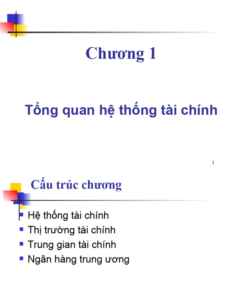 Chương 1 - T ̉NG Quan TTTC | PDF
