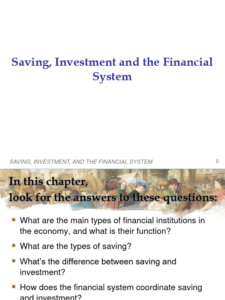 Saving and Investment in Finance | PDF | Bonds (Finance) | Interest