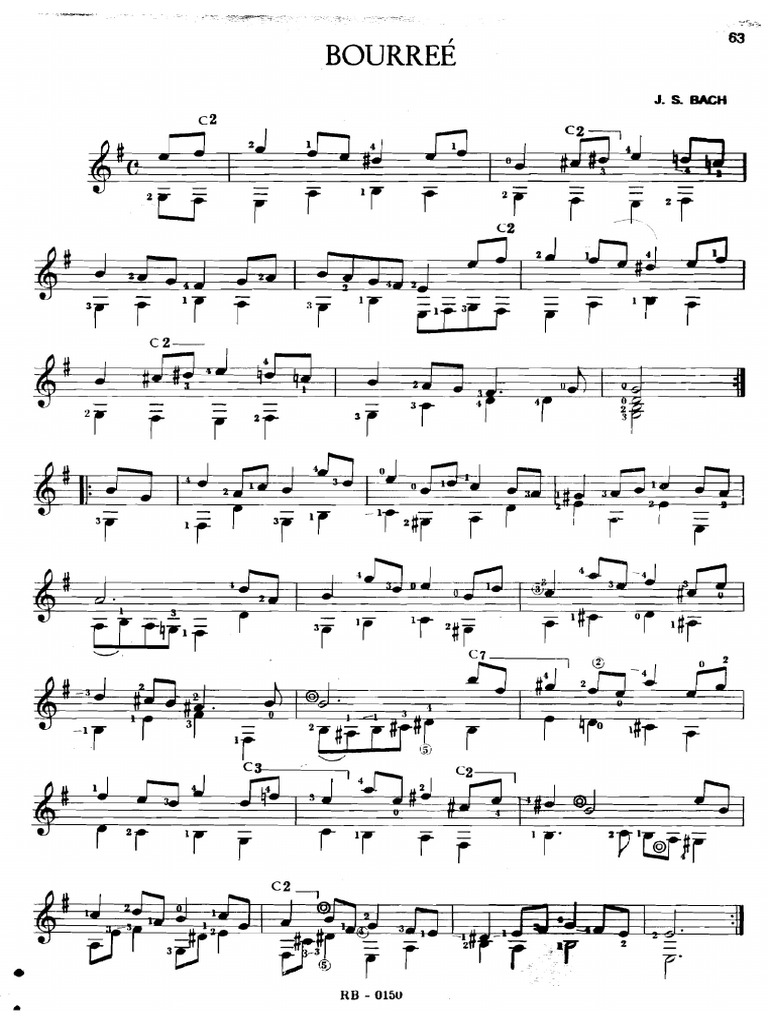 Bourré Partitura | PDF