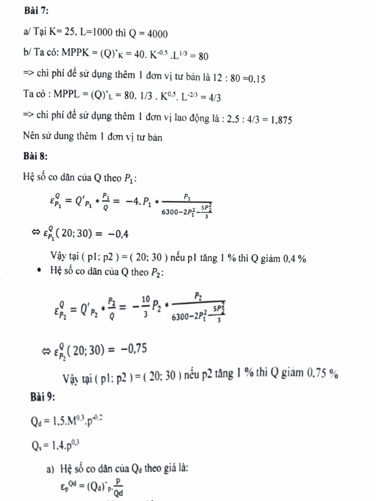 Đáp Án BT c2 SBT Toán Kt1 | PDF
