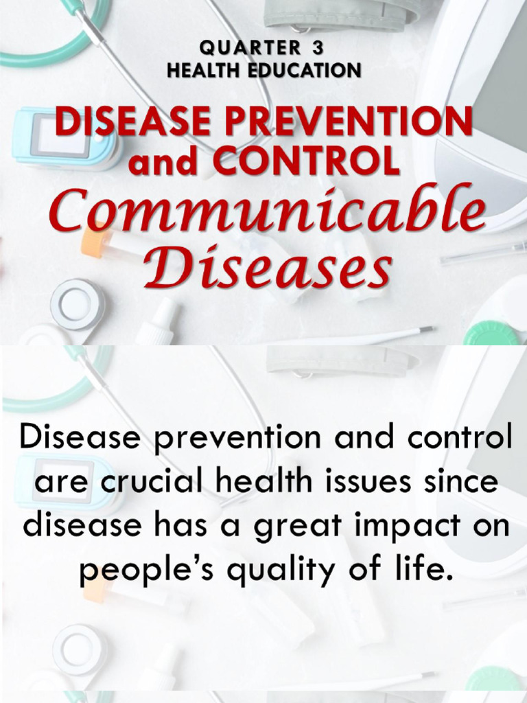 Q3 HEALTH LESSON Communicable Disease | PDF
