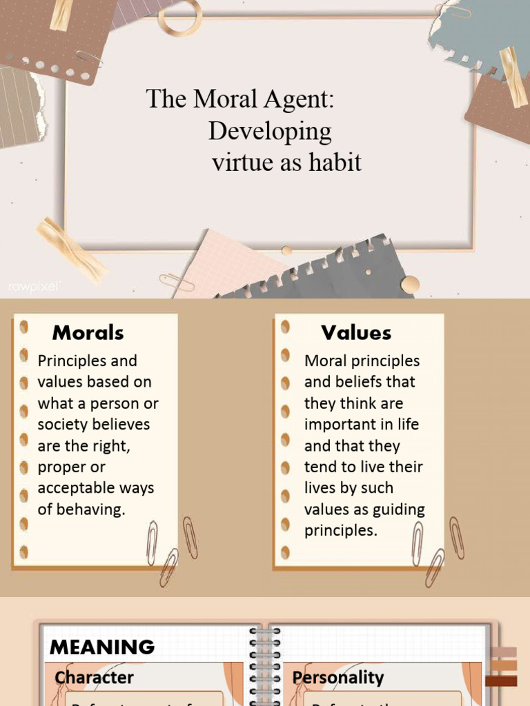 The Moral Agent | PDF | Morality | Psychology
