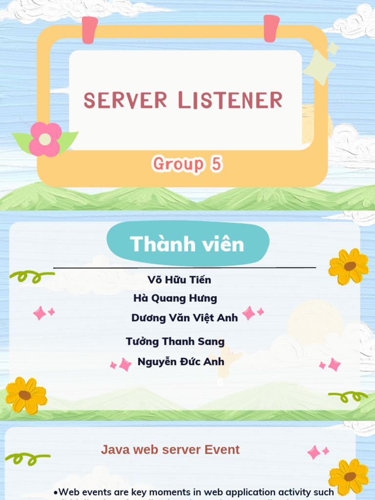 Nhóm 4 - Listener - Compressed | PDF | Xml | Web Application