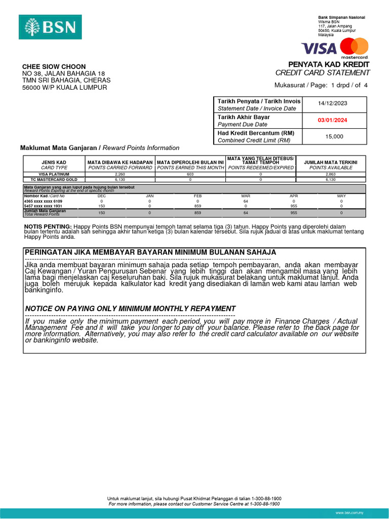 Xxxxxxxxxxxx1931 Mastercard 20231214 | PDF