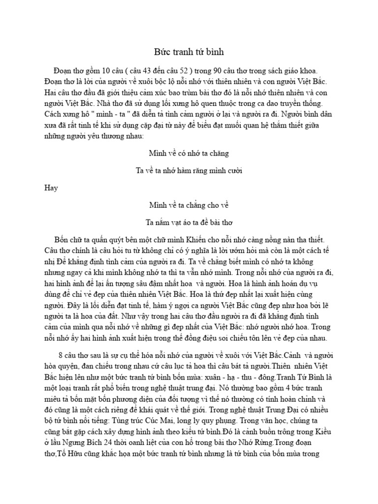 B C Tranh T Bình | PDF