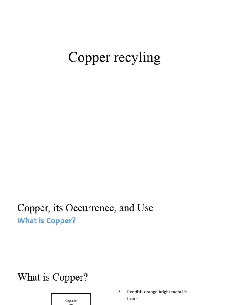Copper | PDF