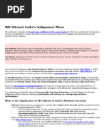 INS Vikrant | PDF | Aircraft Carrier | Aviation