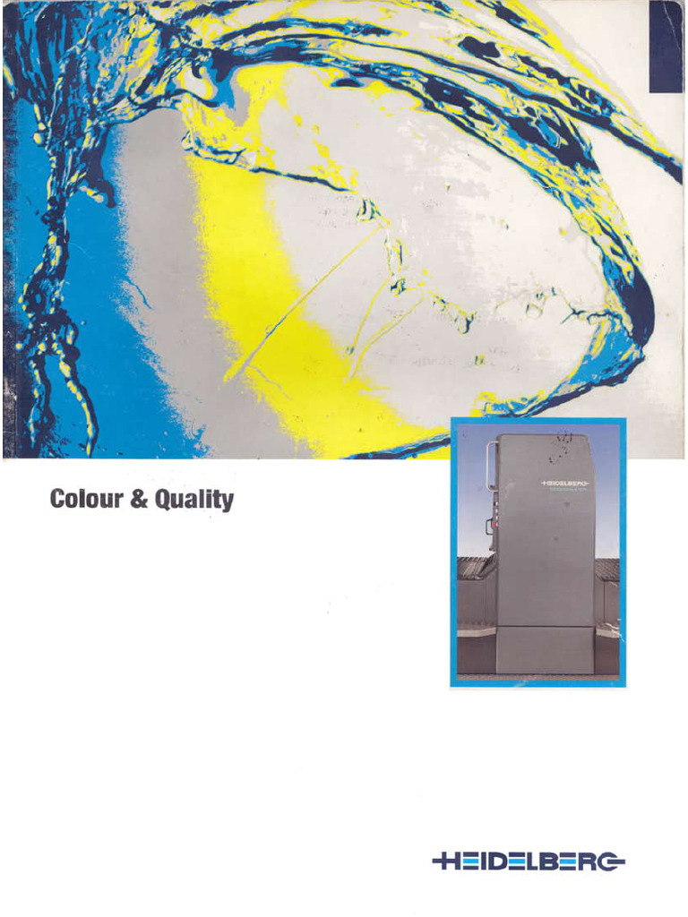 Heidelberg Printing Manual | PDF | Color | Light