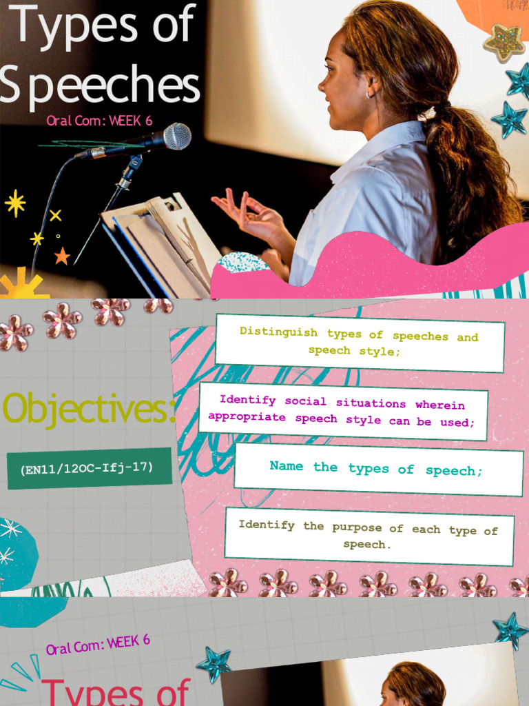 Types of Speeches and Speech Styles | PDF