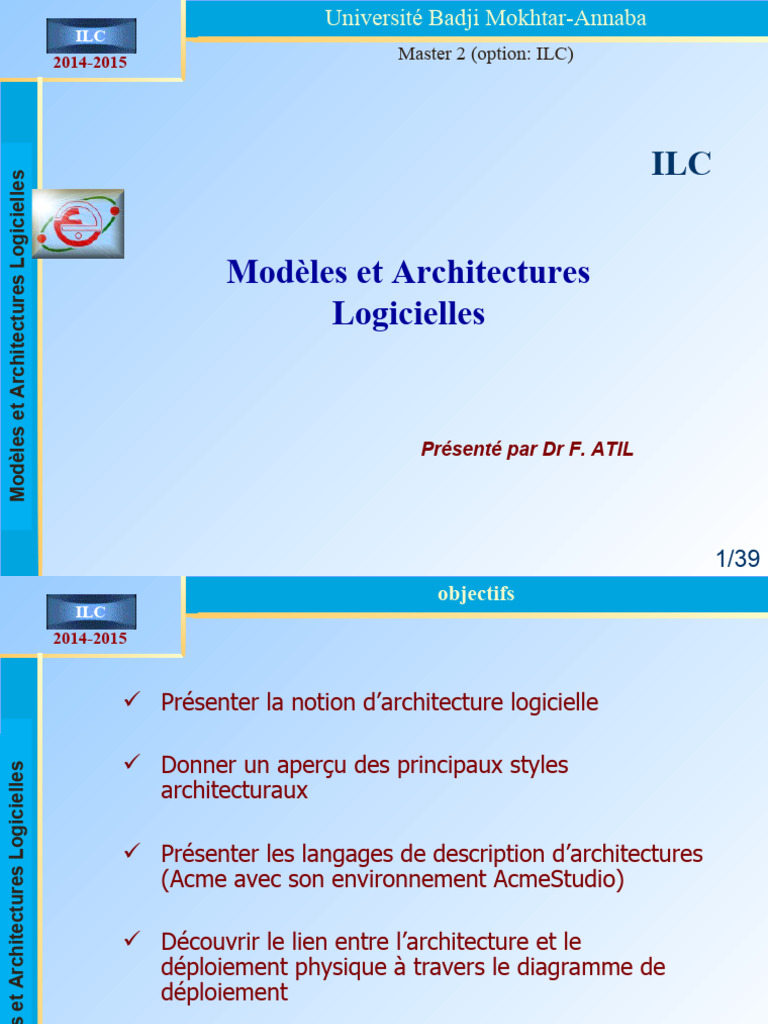 Cours1 Architecture Logicielle | PDF | Architecture de logiciel | Mise en réseau
