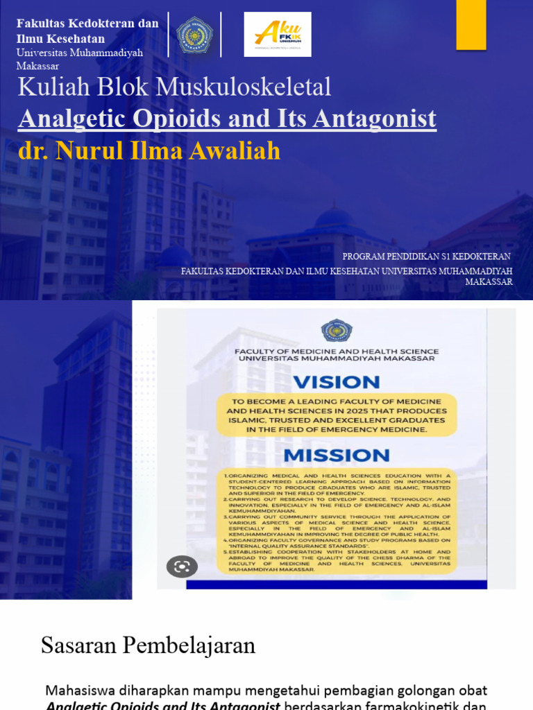 Analgetic Opioids and Its Antagonist | PDF