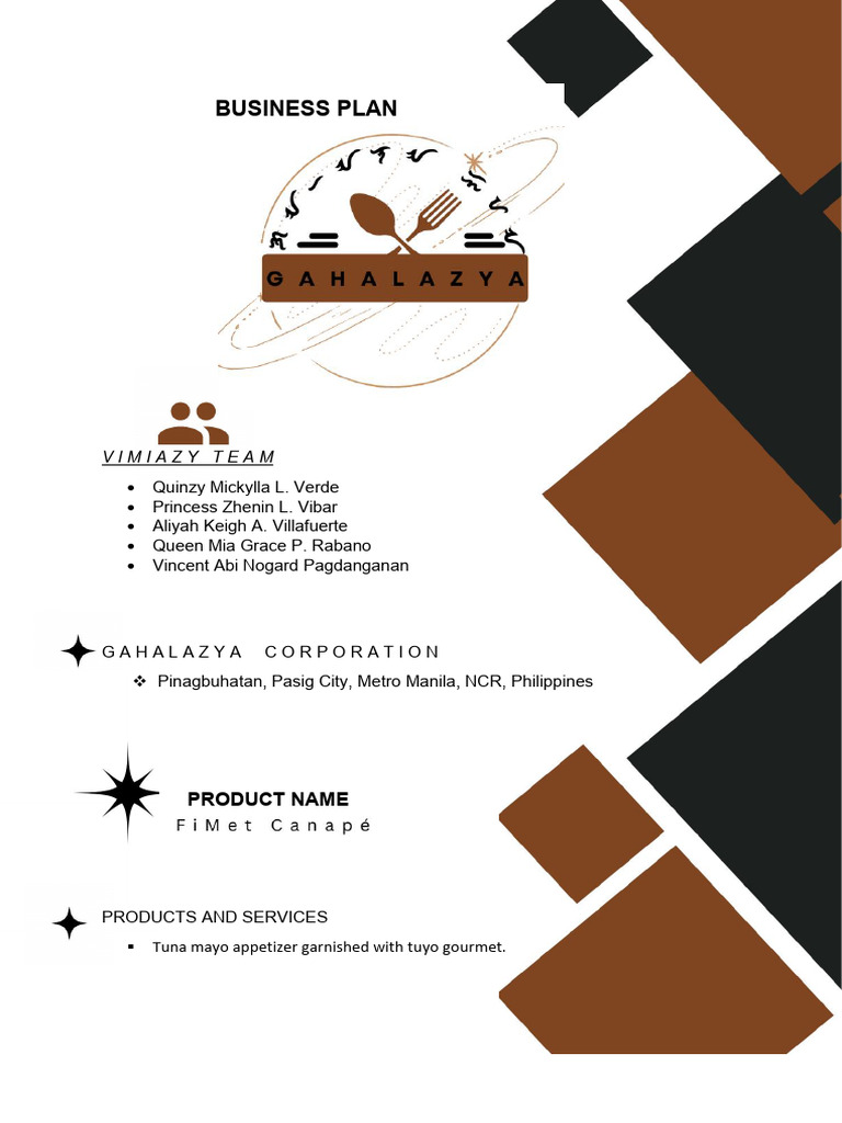 Business Plan Tle Group 5 Set B | PDF | Marketing | Pricing