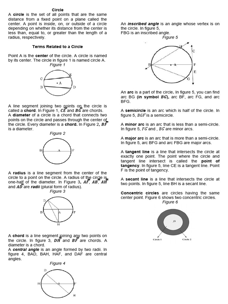 Understanding Circle Geometry Basics | PDF