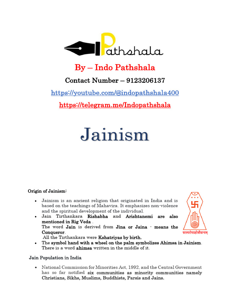 Jainism and buddhism | PDF