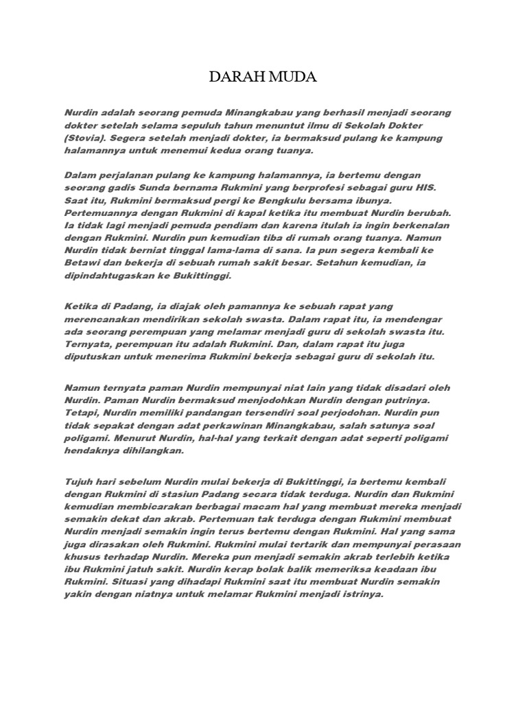 Darah Muda | PDF