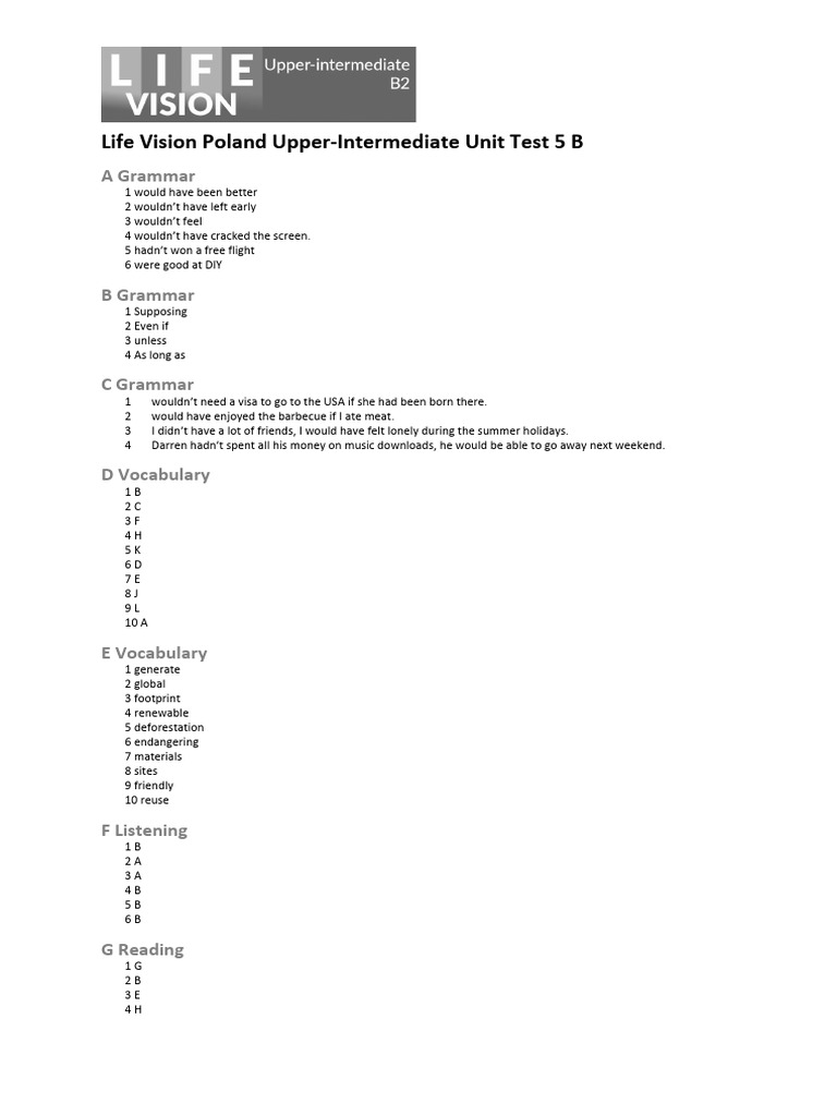 LVP Unit 5B AK | PDF