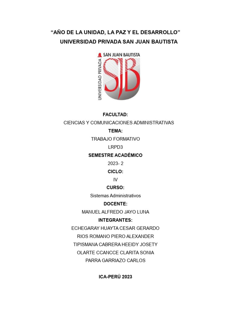 LRPD 3 Sistemas | PDF | Planificación de recursos empresariales | Gestión de la relación con el ...