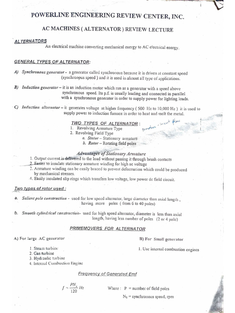 Pi Ee Ac Generator | PDF