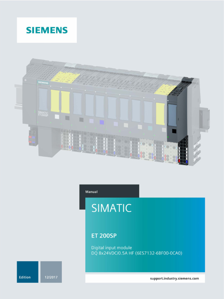 Et200sp DQ 8x24vdc 0 5a HF Manual en-US en-US | PDF | Technology ...