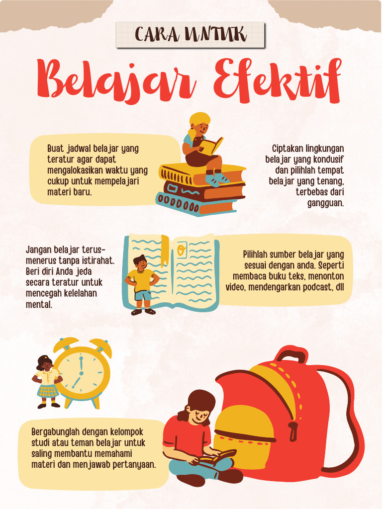 Infografik Belajar Efektif | PDF