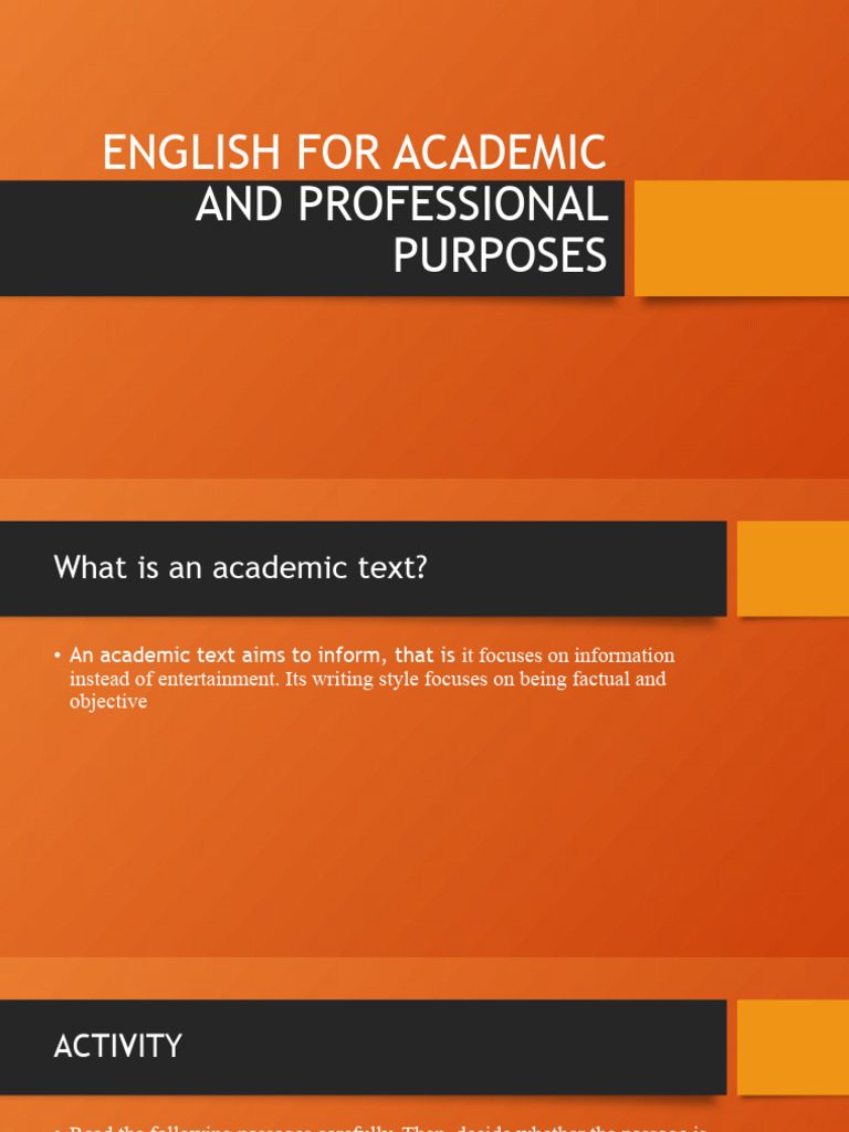 EAPP 1st Lesson Final | PDF | Vocabulary | Reading Comprehension