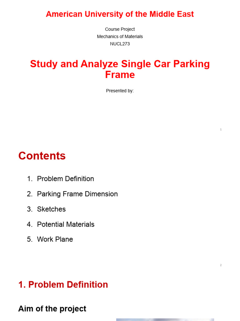 Car Parking Pdf Strength Of Materials Stress Mechanics