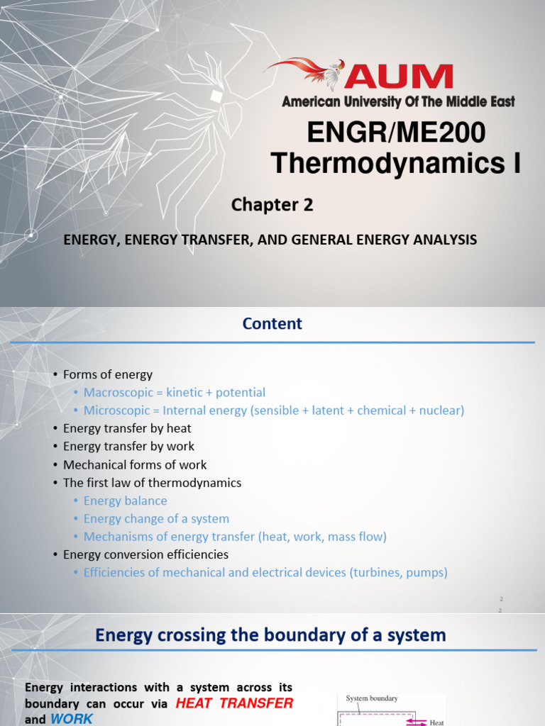 Thermodynamics I: Energy Transfer Basics | PDF | Heat | Heat Transfer