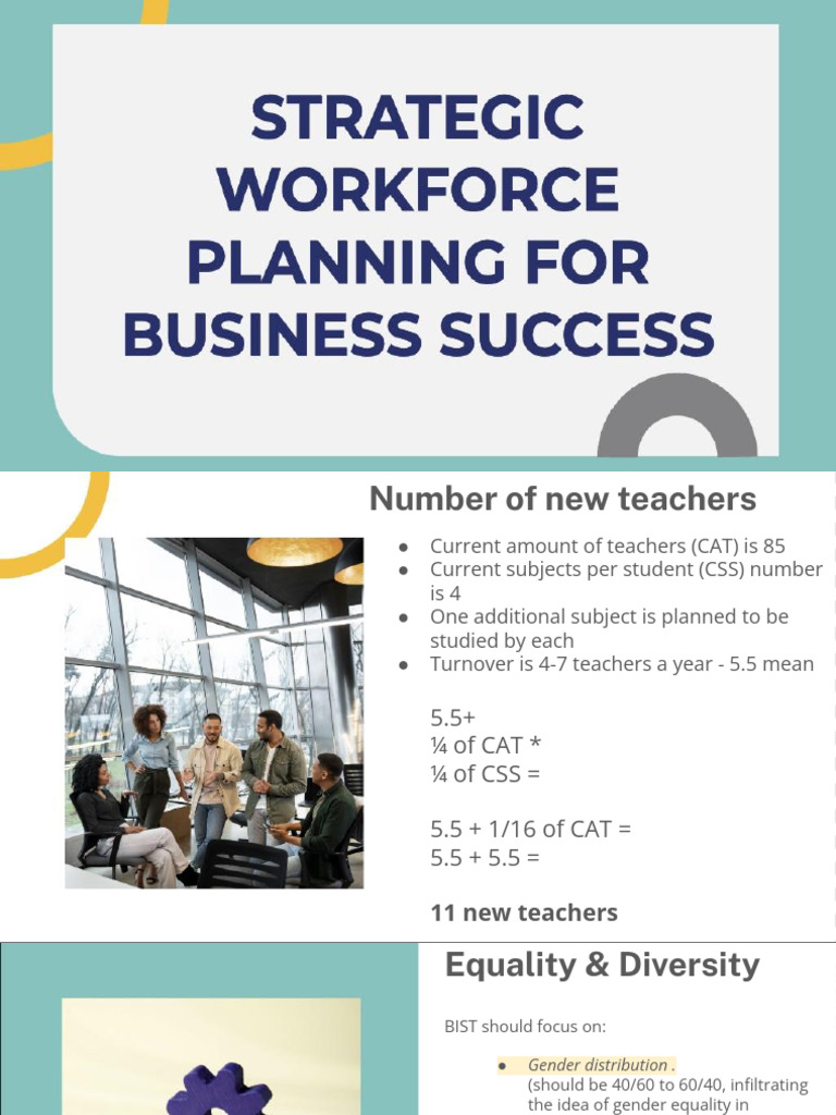 Business Workforce Plan Bist | PDF