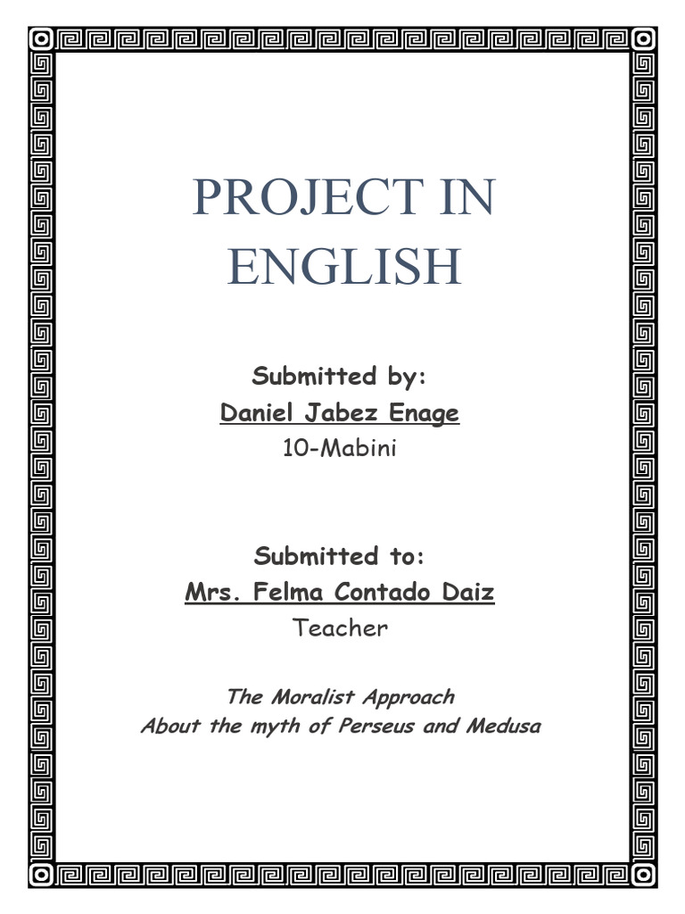 Project in English II | PDF | Religion & Spirituality