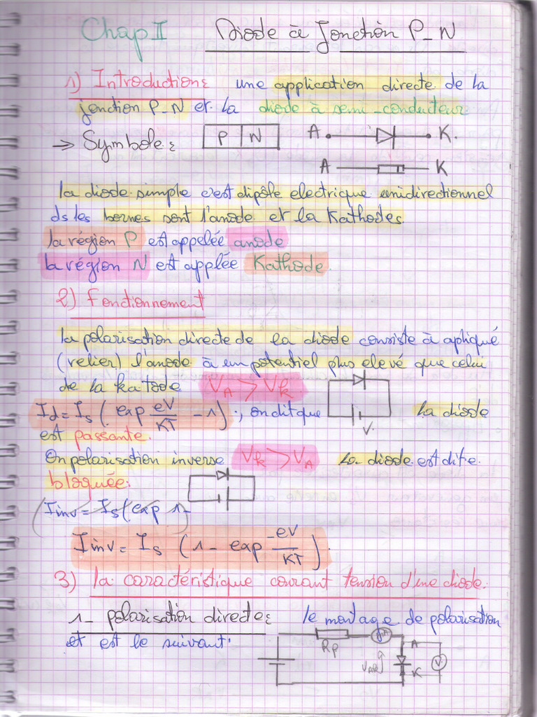 Chap 2 Diode A Jonction | PDF