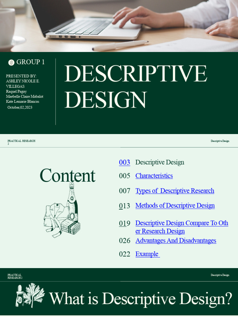 Descriptive Design | PDF | Survey Methodology | Experiment