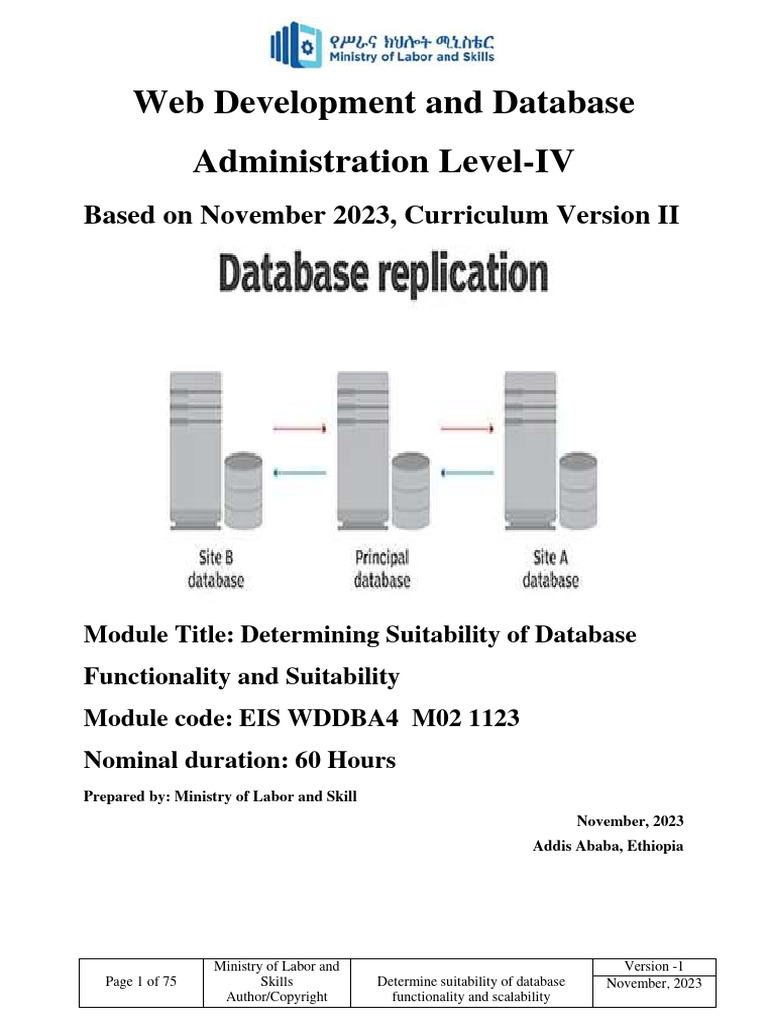 TM02 Determine Suitability of Database Functionality and Scalability | PDF