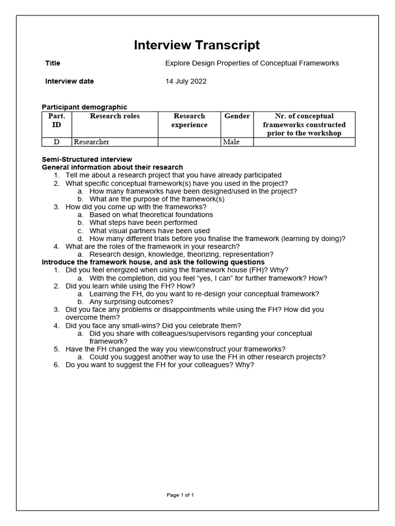 Ps Transcript-Final | PDF | Knowledge | Theory