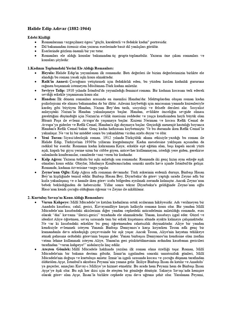 1.halide Edip Adıvar (1882-1964) | PDF