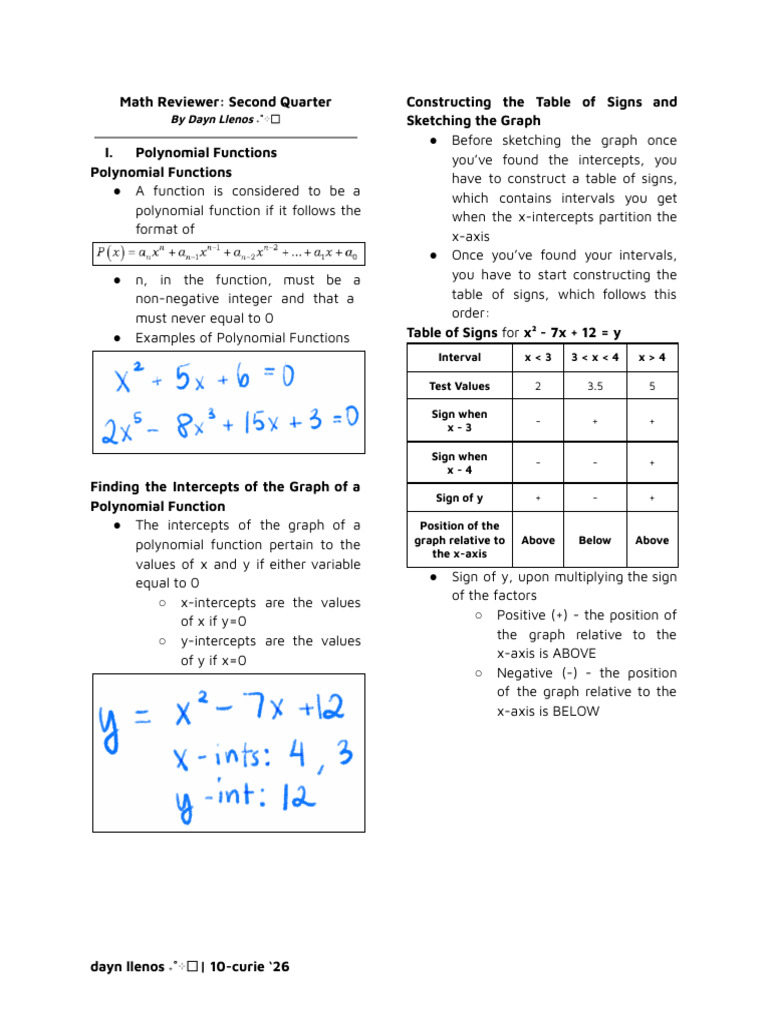 Math-Reviewer-Second-Quarter | PDF | Circle | Angle
