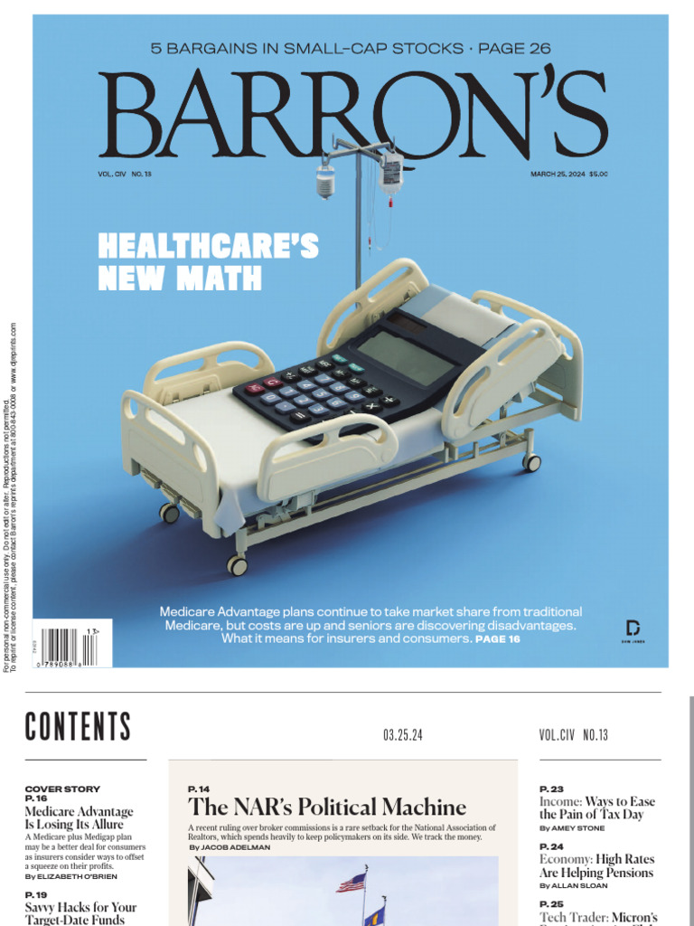 Barrons - March 25 2024 Freemagazines Top | PDF | Exchange Traded Fund | Private Sector