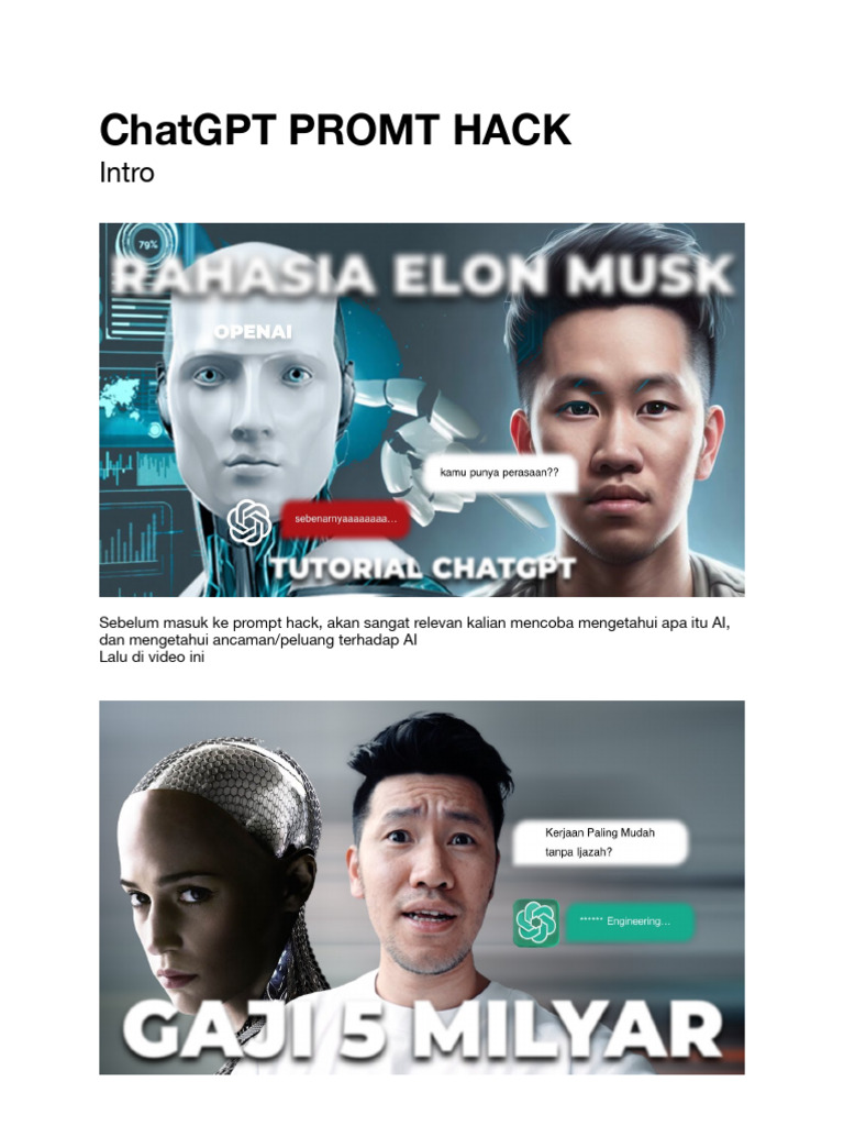 1000 Perintah Prompt Chatgpt Pdf