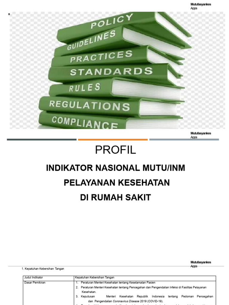Profil Indikator Mutu Nasional-Dikonversi-Dikonversi | PDF