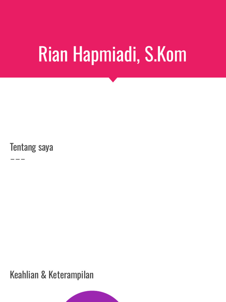 CV - Rian Hapmiadi - Compressed | PDF | Bisnis