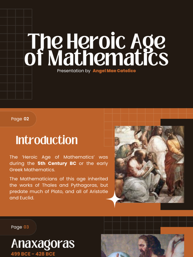 The Heroic Age of Mathemeatics | PDF | Mathematics